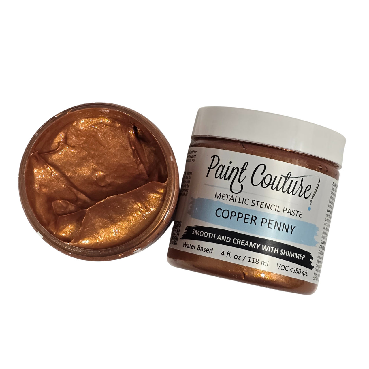 Copper Penny Metallic Stencil Paste – Paint Couture | Craft Medium ...