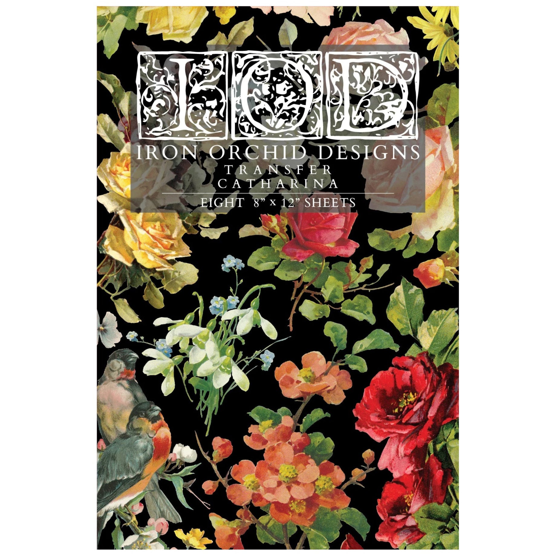 IOD Catharina Decor Transfer - Iron Orchid Designs – Stockton House Designs