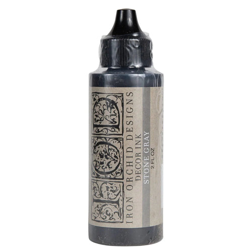 IOD Stone Gray Decor Ink - Iron Orchid Designs | 2oz Size – Stockton Farm